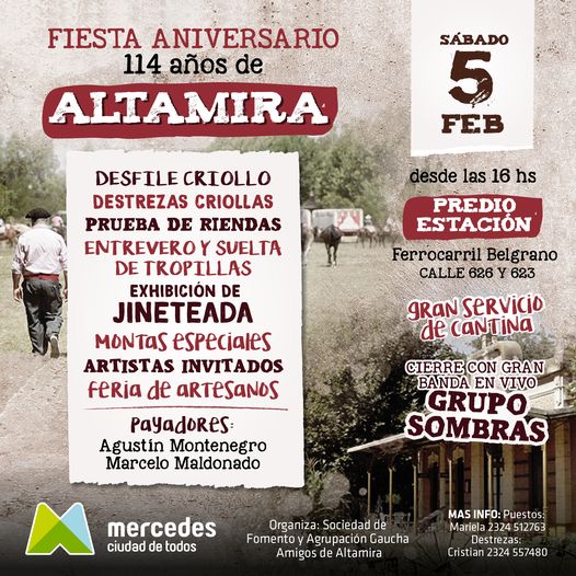 Todo listo para celebrar el aniversario de Altamira | Meridiano Noticias