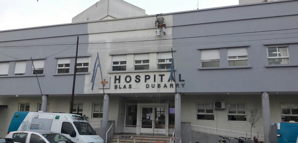 El Hospital Dubarry estrena un nuevo color en su frente | Meridiano ...
